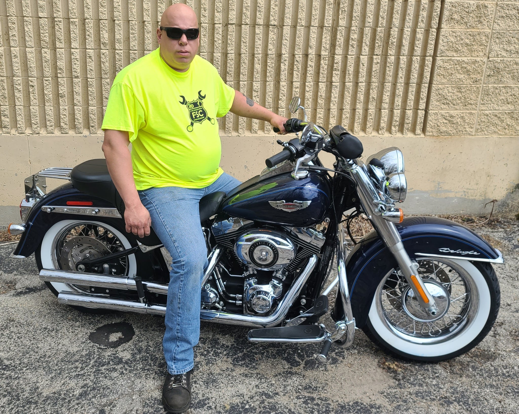 FSC OG Freedom Shop Shirt (Safety Green Hi-Vis) – FSC Trucking